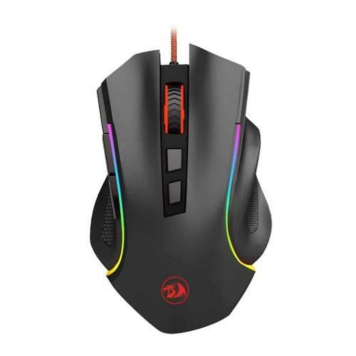 Redragon Black Griffin Gamer Mouse with RGB LED - M607, Unico