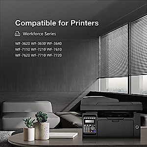 LEMERO Remanufactured Ink Cartridge Replacement for Epson 252 XL 252XL T252XL Used with Workforce WF-3640 WF-7710 WF-3620 WF-7720 WF-7210 WF-7620 WF-7610 Printer (2 Black, Combo Pack)