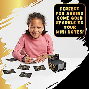 PURPLE LADYBUG Rainbow Scratch Art for Kids Mini Notes - Great Easter Crafts for Kids & Tweens, Easter Basket Stuffers for Teens, Small Gifts for Kids - Fun Arts and Crafts with 150 Scratch Papers