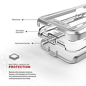 Zizo ION Series for iPhone XR Case Military Grade Drop Tested with Tempered Glass Screen Protector Black Smoke