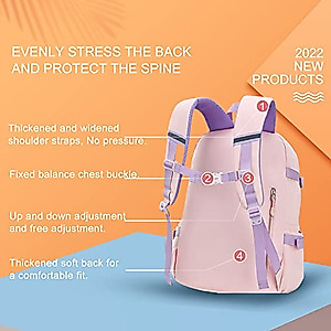 Xueanan Kawaii Bunny Backpack, Bunny Backpack For Girls(Pink, S (Suitable for 3-10 years old))