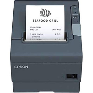 Epson C31CA85A5961 TM-T88V-I Omnilink Thermal Receipt Printer, TM-I Interface, UB-U01C-Cloud Card, with Power Supply, Dark Gray
