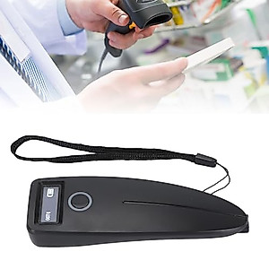 1D 2D Bluetooth Barcode Scanner, 2.4G wirele ss Portable Mini Barcode Reader USB Wired Scanner, Portable USB 1D 2D Bar Code Scanner for Inventory