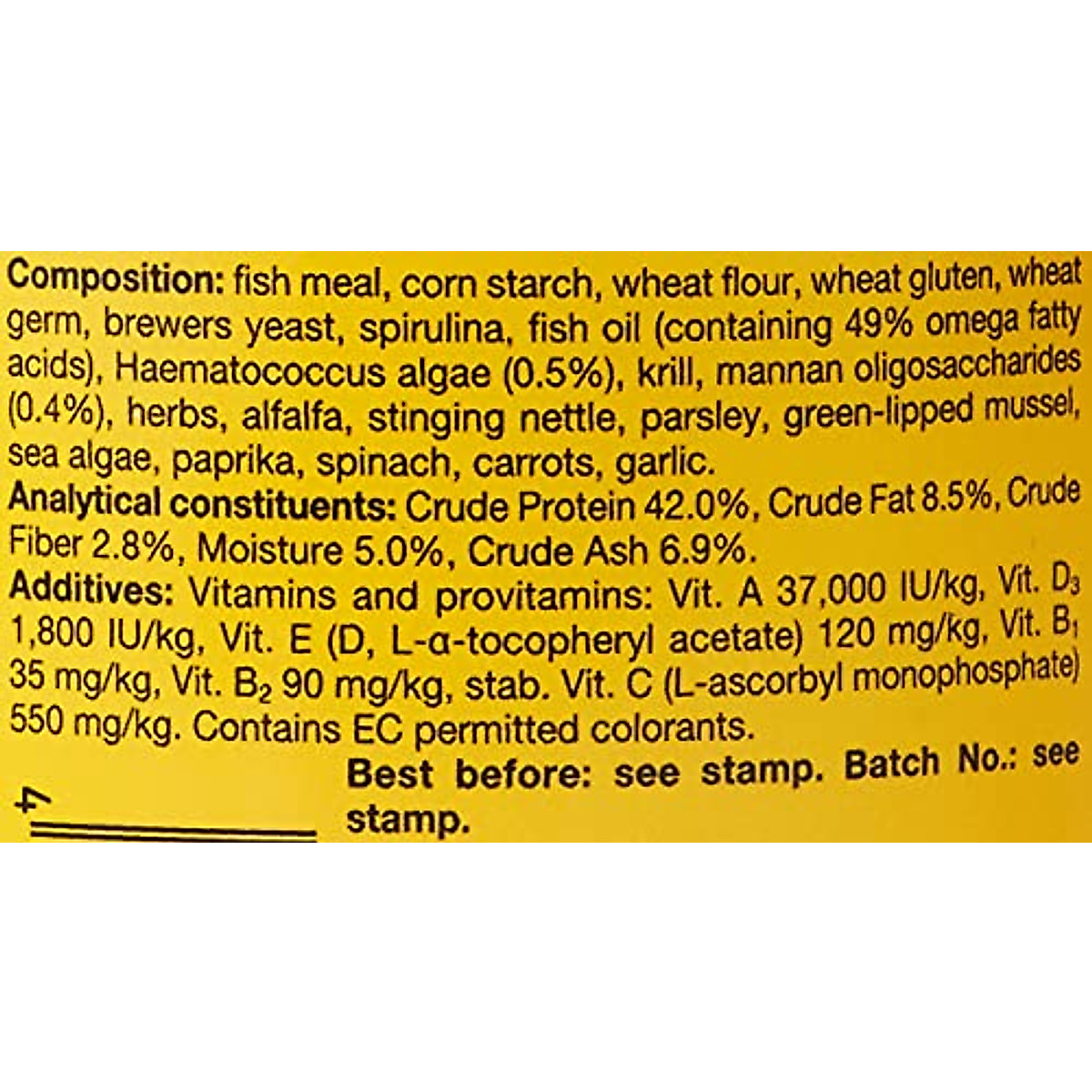 Sera 413 red Parrot 11.6 oz 1.000 ml Pet Food, One Size