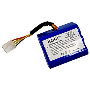 HQRP 4000mAh Battery 2-Pack Compatible with Neato 945-0006 945-0024 945-0005 205-0001 XV Signature Pro All-Floor XV-11 XV-12 XV-14 XV-15 XV-21 XV-25 Robotic Vacuum Extended