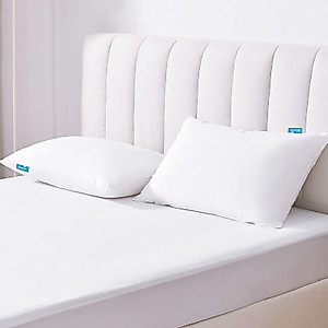 Toddler Pillowcase 4 Pack Waterproof Pillow Protector Zippered Pillow Cover Fit for Toddler Pillow 13"x18" & 14"x19", White Pillow Cases Toddler Pillowcase Encasement Covers Machine Washable