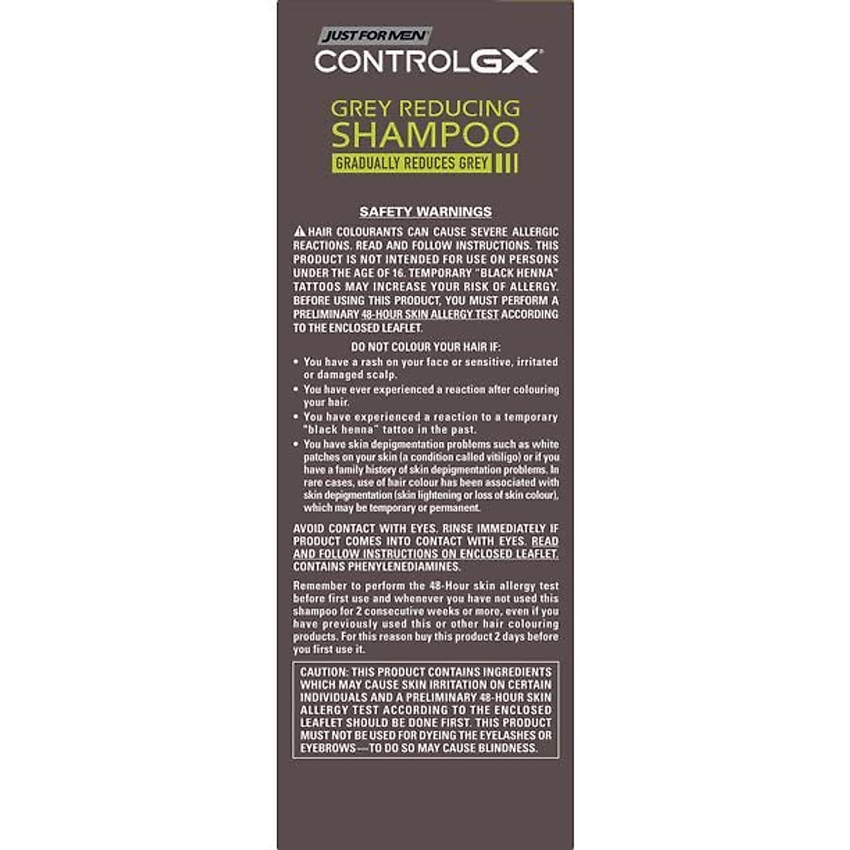 Just For Men Control Gx 4 Ounce 2-N-1 Shampoo & Conditioner (Pack of 2)