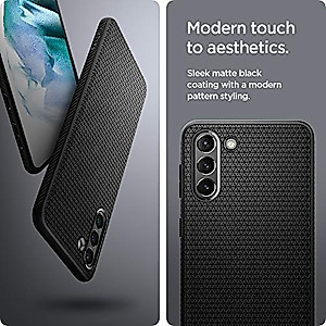 Spigen Liquid Air Case Compatible with Samsung Galaxy S21 - Black - 6.2 Inches