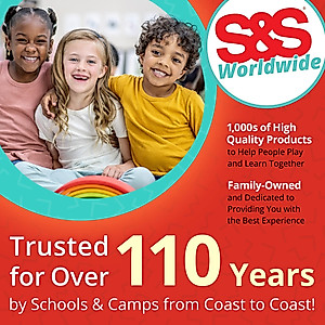 S&S Worldwide Beanbag Target Toss Challenge. Includes a Large 40" x 40" x 17" H Target with Frame/Stand, 6 Bean Bags and a Storage Bag.