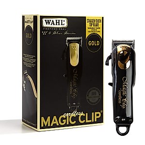 Wahl Professional 5 Star Limited Edition Gold Cordless Magic Clip #8148, Black, 1 Count