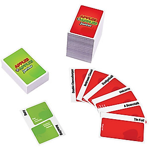 Mattel Games Apples to Apples Junior Kids Game, Card Game for Family Night with Kid-Friendly Words to Make Crazy Combinations
