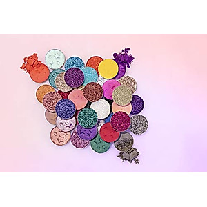 wet n wild Fantasy Makers Pigment Eyeshadow Palette, Metallic Shimmer Eye Makeup, Black Out