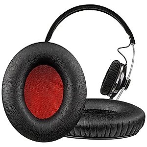 SOULWIT Earpads Replacement for Sennheiser Momentum On-Ear 1, On-Ear 2, On-Ear HD1 Headphones, Ear Pads Cushions with Noise Isolation High-Density Foam