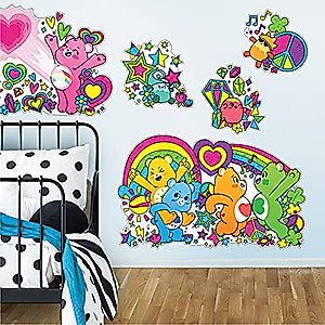 Care Bears Wall Decals Kit for Kids - Easy Repositionable Decor