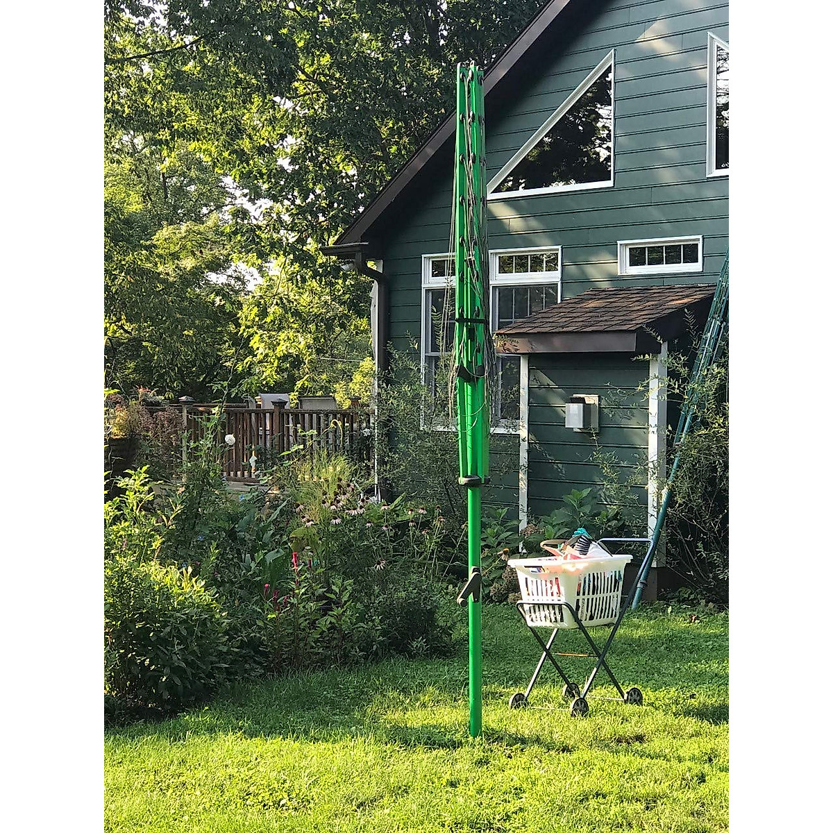 Breeze Dryer Large Rotary Hoist Clothesline with Folding Head