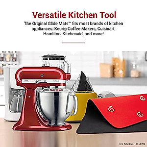 Cooks Innovations: Original 3 Pack Kitchen Countertop Appliance Sliders Mat - Scratch Protecting & Heat Resistant Easy Moving Slider Mats for Countertop Appliances - Coffee Maker, Air Fryer, Blender