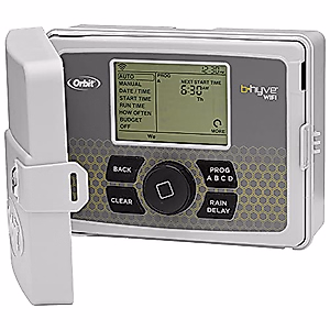 Orbit 57950 B-hyve Smart 12-Zone Indoor/Outdoor Sprinkler Controller, Compatible with Alexa Gray