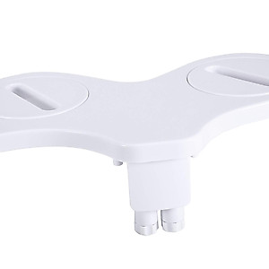 Self Nozzle NonElectric Bidet Toilet Seat Attachment, Adjustable Waterfor Rear and Feminine