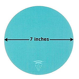 CLOVER DOTS, 7 inch Large Carpet Spot Circles, 35 Sitting Markers per Pack for Teachers and Children in Kindergarten and Preschool Classrooms, 7 Bright Colors