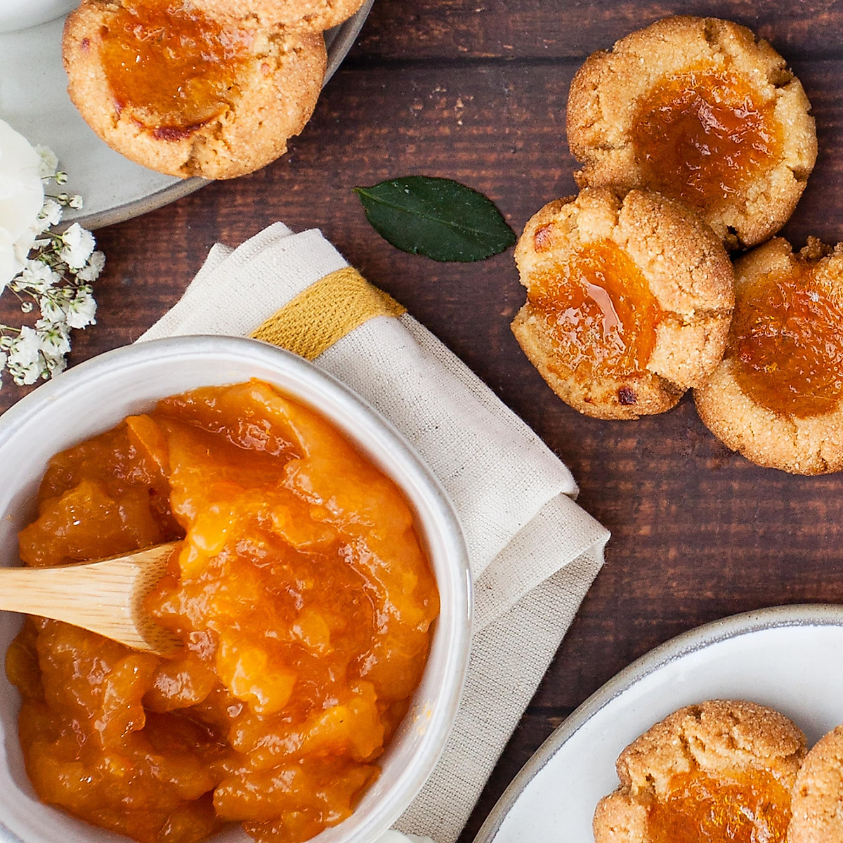 Bionaturae Organic Apricot Fruit Spread - Jelly Organic, Non-GMO, USDA Certified, No Sugar Added, No Preservatives, Organic Fruit Jam, Jam Organic, Made in Italy - 9 Oz, 2 Pack