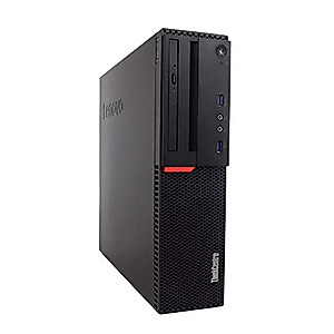 Lenovo ThinkCentre M900 PC Desktop Computer - Intel i5-6500 3.20GHz, 16GB RAM, 1TB HDD, Windows 10 Pro, New 23.6-inch FHD Monitor, Wireless Keyboard & Mouse, New 16GB Flash Drive, Wi-Fi (Renewed)