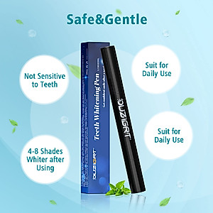 Teeth Whitening Gel, DOUCEUR 3pcs Teeth Whitening Pen Teeth Bleaching Whitening Teeth, No Sensitivity and Painless