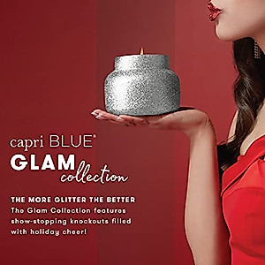 Capri Blue Pumpkin Dulce Candle - Glam Signature Jar Candle - Luxury Aromatherapy Soy Candle (19 Oz)