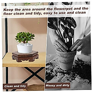 Yardwe 1pc Tank Flower Modern Desktop Vintage Stand Riser Artware Ball Bowl Aquarium Shelf Plant Cm Globe Tabletop Tray Platform Yard Sphere Room Garden Bonsai Display Fish Hexagon Drink