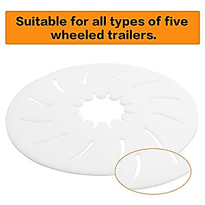 Ximoon 5th Wheel Hitch Lube Plate 16722, Perfect Diameter of 12-Inch