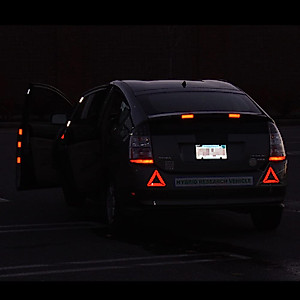 Reflective Tape 1 inch Wide 15 FT Long High Intensity Red Trailer Reflector Safety Conspicuity Tape for Vehicles Trucks Bikes Cargos Helmets