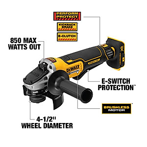 DEWALT 20V MAX XR Brushless Cut Off/Grinder Tool with 3Ah Battery & Charger Kit (DCG413B & DCB230C)