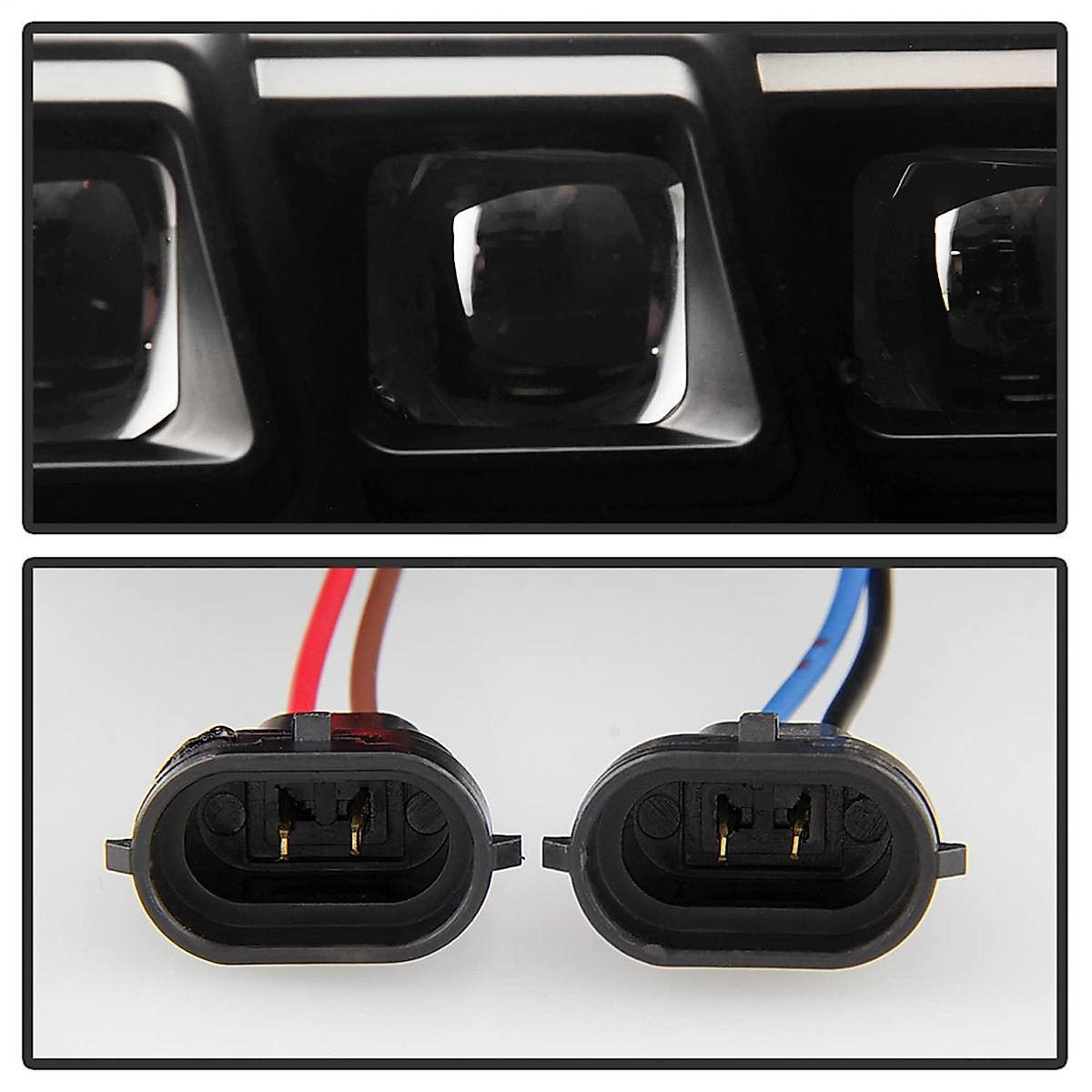 Spyder Apex - Projector Headlight (PRO-YD-TT16LEDAP-BK)