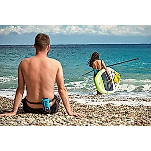 Restube Active Swimming Safety Buoy for Adults and Kids - Open Water Swim Buoy to Help Swimmers Stay Afloat - One-Pull Inflatable Mechanism Life Buoy with Whistle