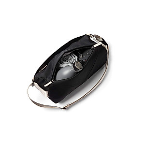 Bellroy Sling Bag - Premium (Premium Leather & Fabric Crossbody Bag For Men & Women, Multiple Organization Compartments, Magnetic Clasp) - BlackSand