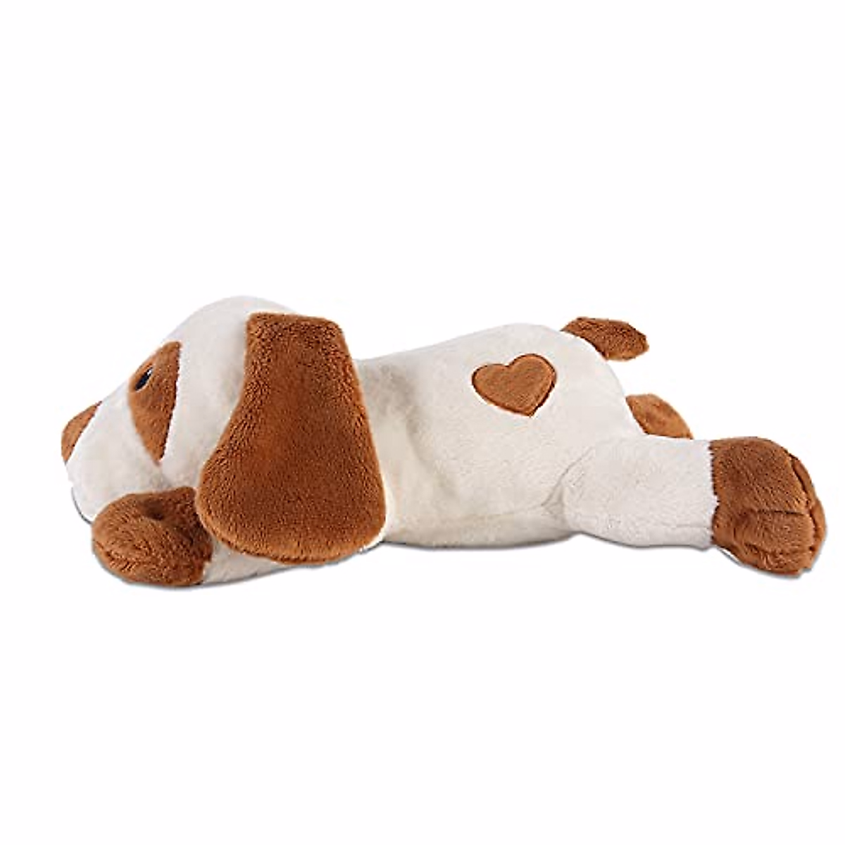 WEOK Puppy Heartbeat Toy, Dog Heartbeat Toy for Separation Anxiety Relief, Puppy Toy with Heartbeat Stuffed Animal Anxiety Calming Behavioral Aid Plush Toy for Dogs Cats Pets