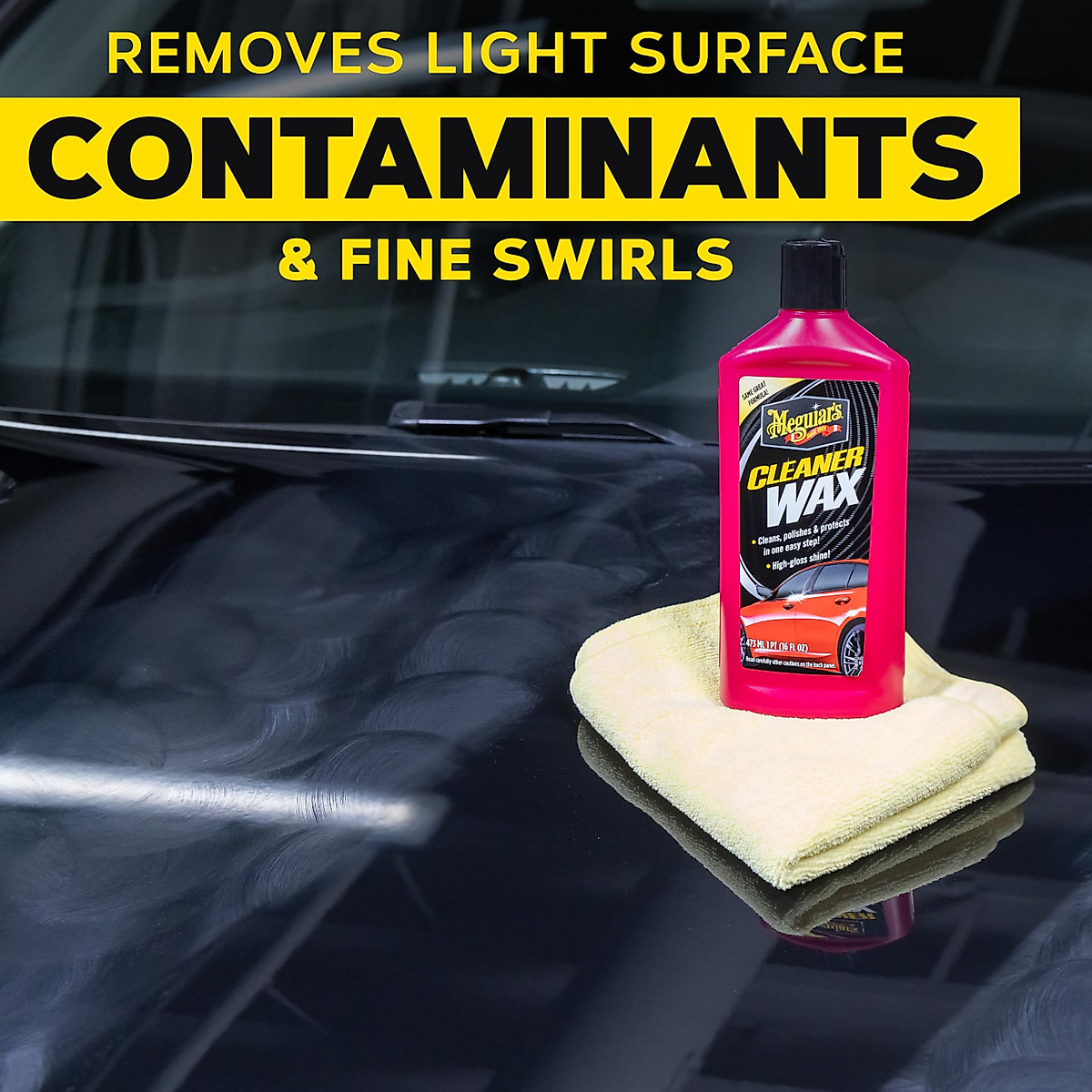 Meguiar's A1216 Cleaner Wax - 16 Oz Bottle