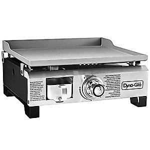 Dyna-Glo DGL260SNP-D 17" Portable 18,000 BTU Propane Griddle – Stainless Steel