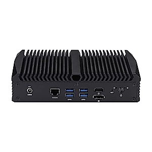 Qotom Mini Desktop PC Router Q1055GE 10th Gen Intel Core i5 10210U,max 4.2Ghz,Barebone Mini PC Firewall Windows Linux Centos