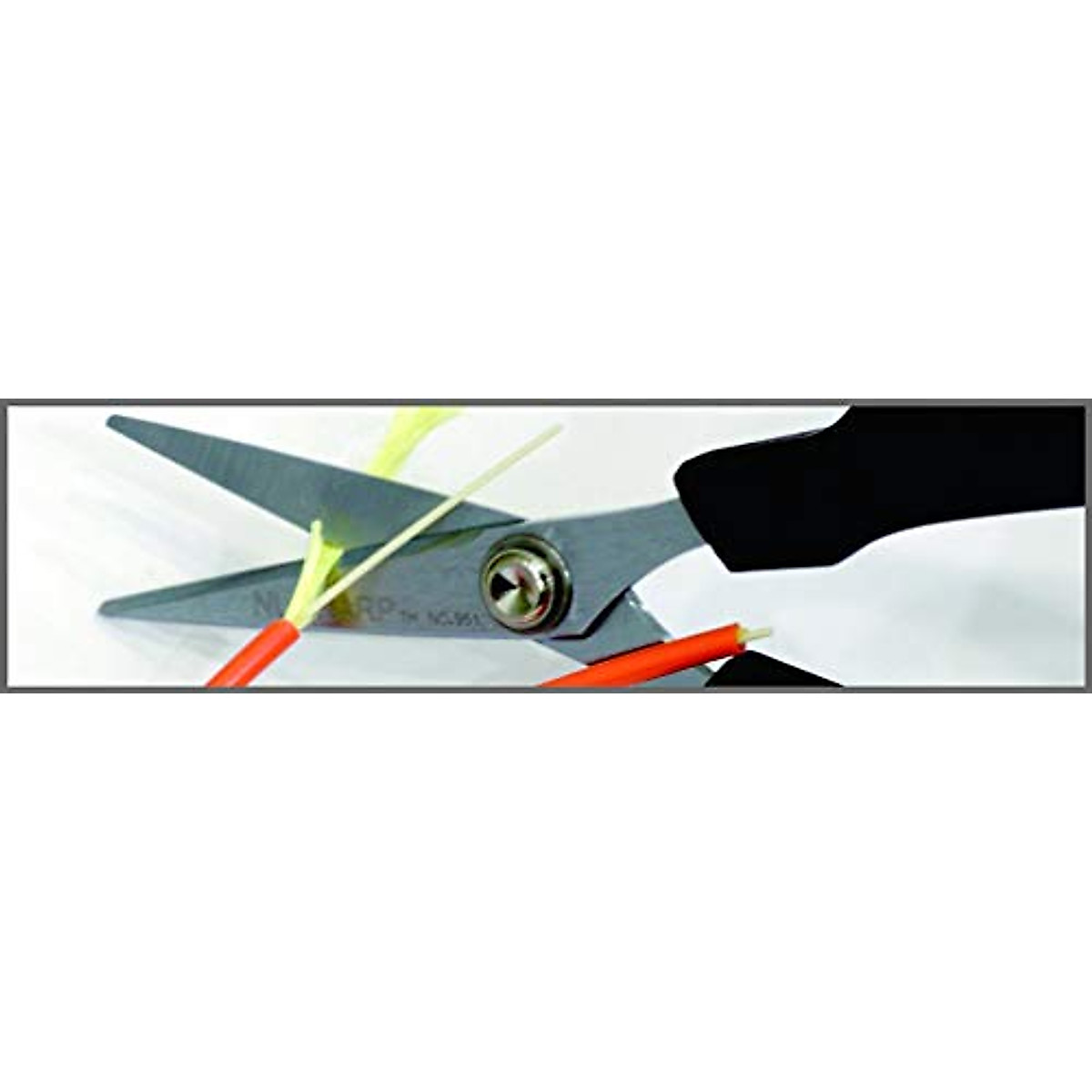 Ascend Tools 6-1/4 inch Carbon Steel Shears - Kevlar, Dyneema, Vectran, Spectra, Technora, Nomex, Innegra, Dacron, Fiberglass, Carbon Fiber, Breathers fiber cable