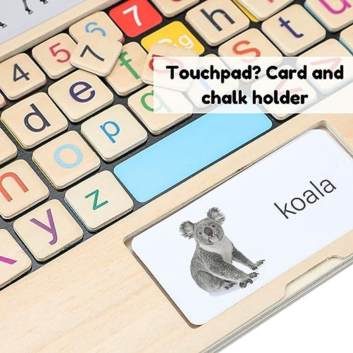 BEKILOLE My First Laptop Montessori Toddler Toys Perfect Toy Gifts 3 4 5 6 7 8 Boys Girls Birthday Gift, Fun Learning Preschool Learning Activities