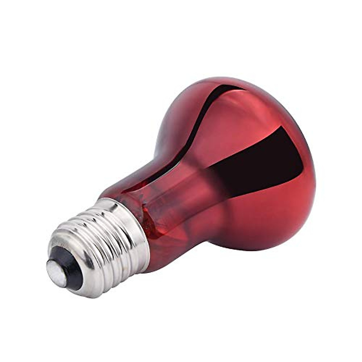 MD Lighting Pet Supplies 50w Infrared Heating Lamp 2 Pack, 110v E27 Basking Spot Light Bulbs for Reptile and Amphibian, as Bearded Dragons, Turtles, Ball Pythons, Red