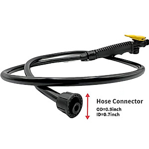 VANPET Replacement Sprayer Wand for Ryobi, Stainless Steel Sprayer Wand with Adjustable Nozzle, Trigger Wand & Hose Compatible with Ryobi P2803 Sprayer (29 Inches Sprayer Wand)