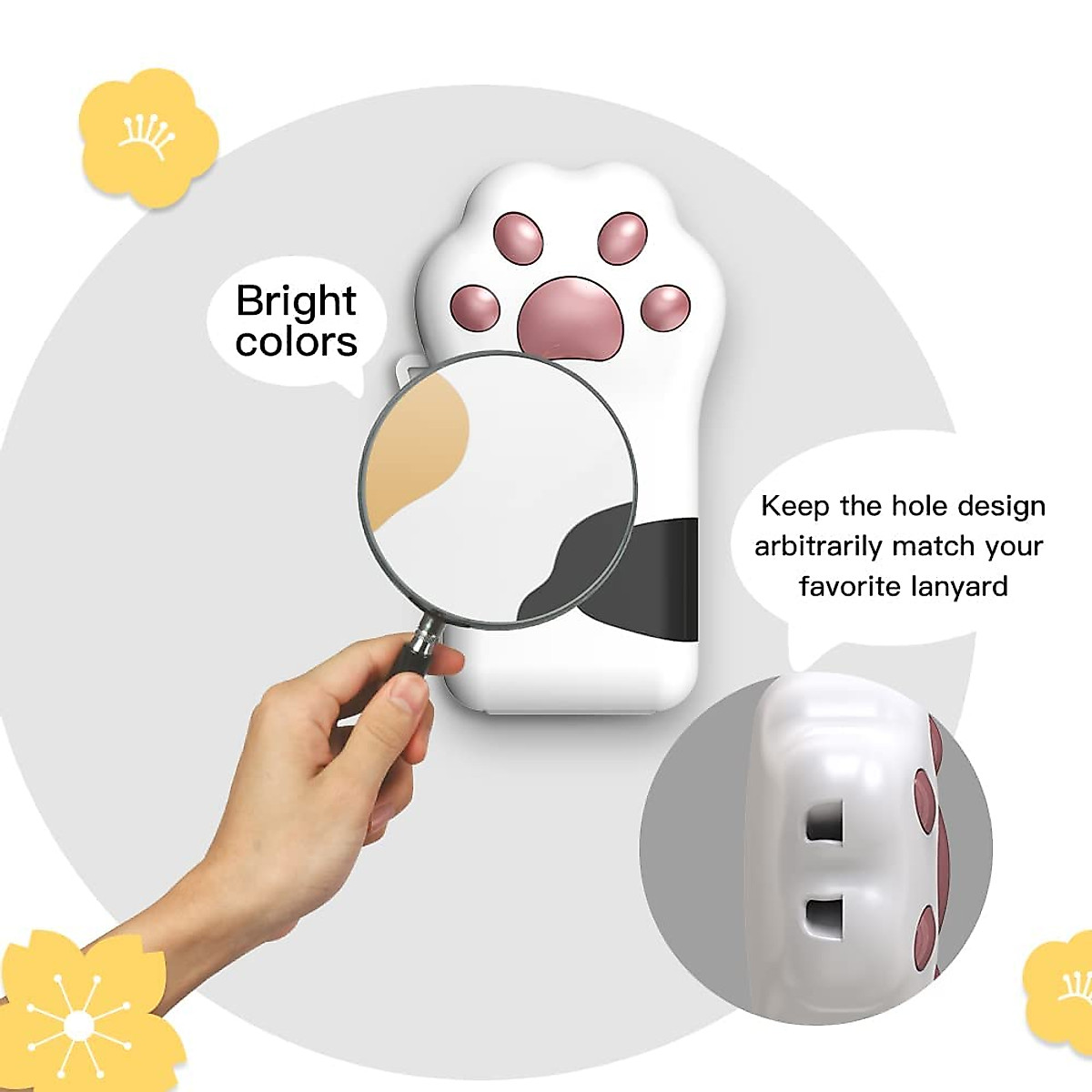 Cute USB Flash Drive, Cat Foot Plaque Mini Thumb Drive USB 2.0 Animal Memory Stick Cartoon Pen Drive Zip Drive Water Proof U Disk