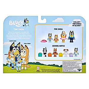 Bluey - The Show - 4-Pack, Bingo, Chilli & Bandit 2.5-3 inch Figures