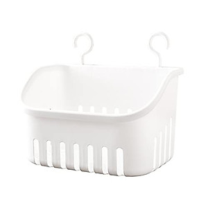 Shower Storage Plastic Hanging Shower Caddy Basket: Bath Shower Connecting Organizer Storage Basket with Hook for Bathroom Kitchen Pantry Bathroom Dorm Room Shower Toy Holder