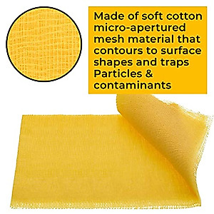 Eshazu Superior Tack Cloths (Box of 12) - Tack Rags for Woodworking and Painters Professional Grade - Removes Dust, Sanding Particles, Cleans Surfaces - Wax and Silicone Free, Anti-Static