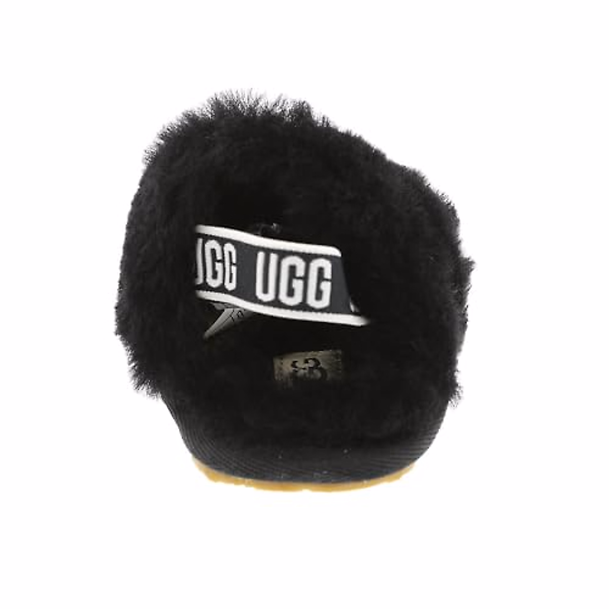 UGG Baby Fluff Yeah Slide Slipper, Black, 4-5 Infant