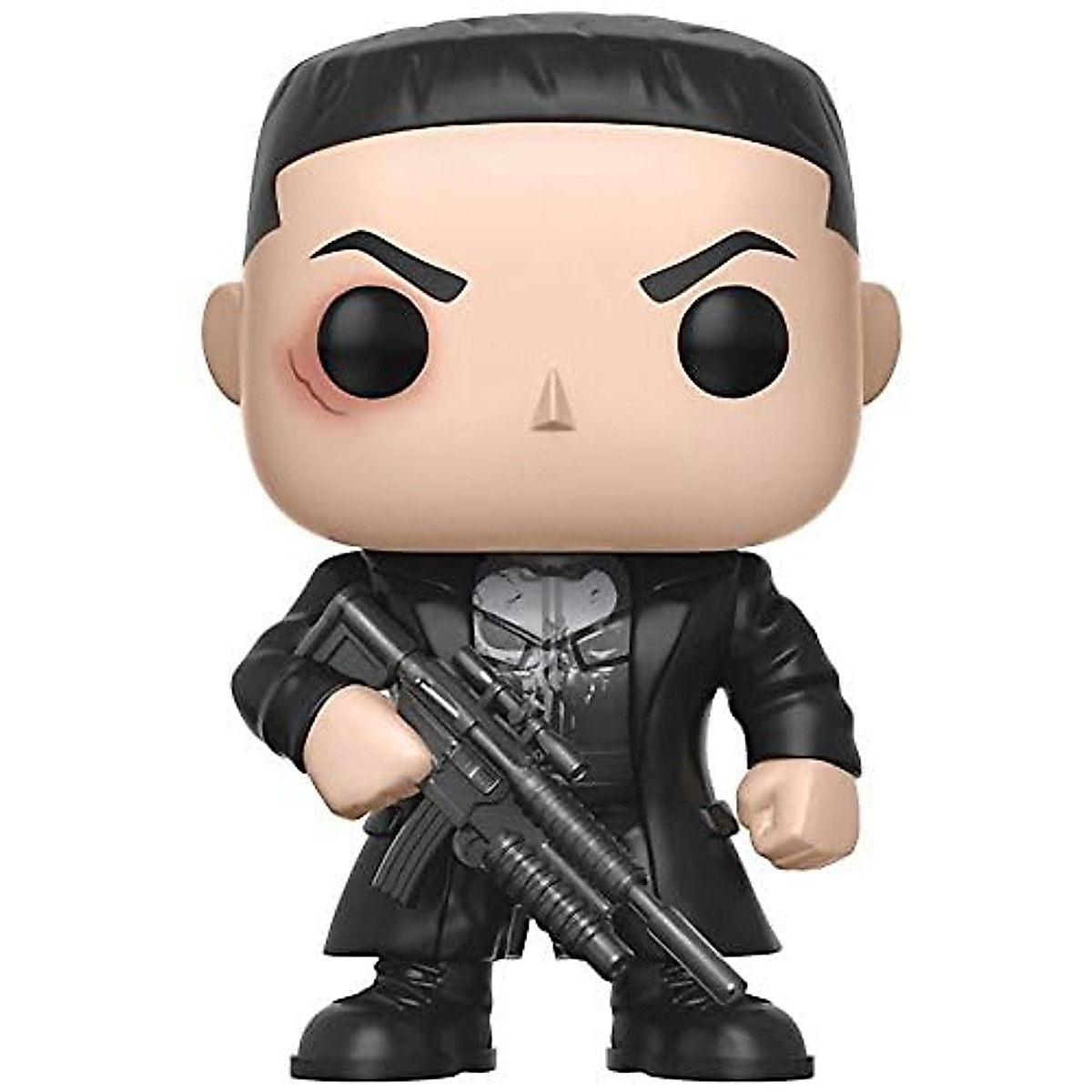 POP Marvel: Netflix Daredevil - Punisher (Frank Castle) Funko Pop! Vinyl Figure (Bundled with Compatible Pop Box Protector Case) Multicolor 3.75 inches