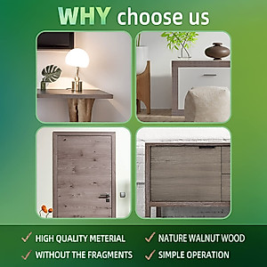 ZYJT Walnut Edge Banding, 1 inch x 50ft roll of Veneer Edge Banding, Pre-glued Flexible Real Wood Tape Banding for Cabinet Repair Furniture Restoration