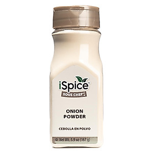 iSpice ONION POWDER | Pure and Fresh | Essential Kitchen Spice | 5.9oz (167g)